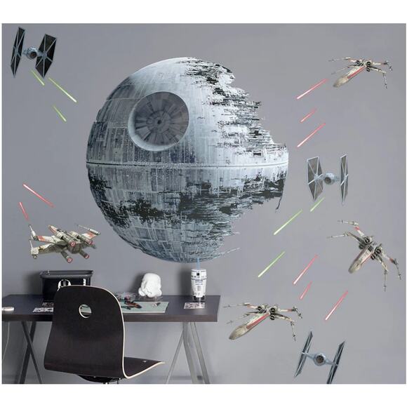 fathead | Art | Fathead Star Wars Death Star Vinyl Realbig Wall Decal ...